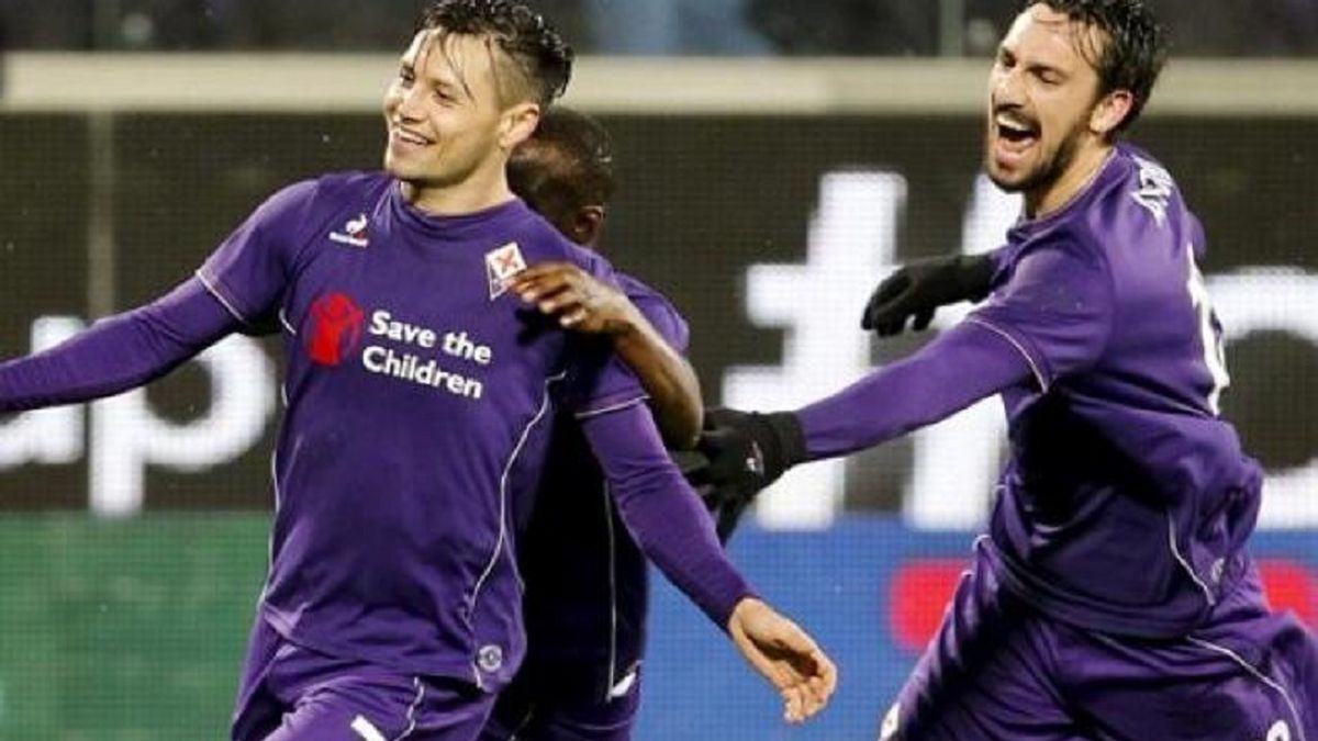 El golazo de Mauro Zárate para la Fiorentina que valió tres puntos