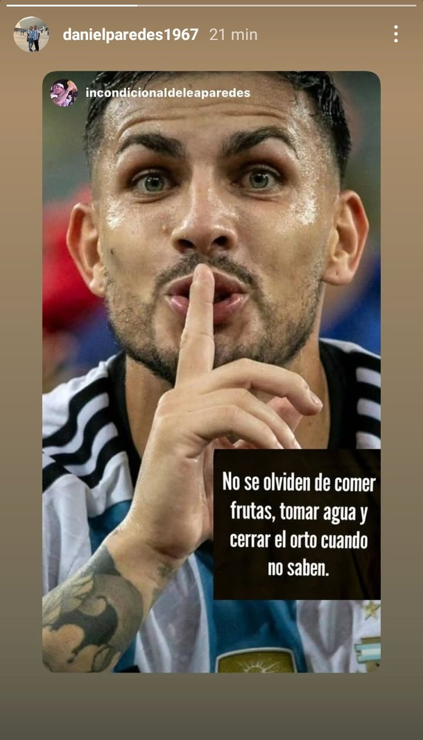 El polémico mensaje del padre de Leandro Paredes tras su frustrada ...