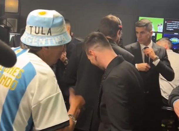 El encuentro entre Messi y Tula que es furor en las redes