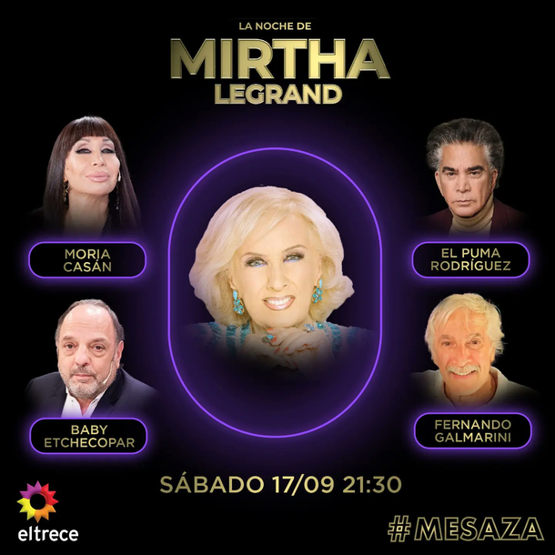 La noche de Mirtha Legrand: los invitados del regreso