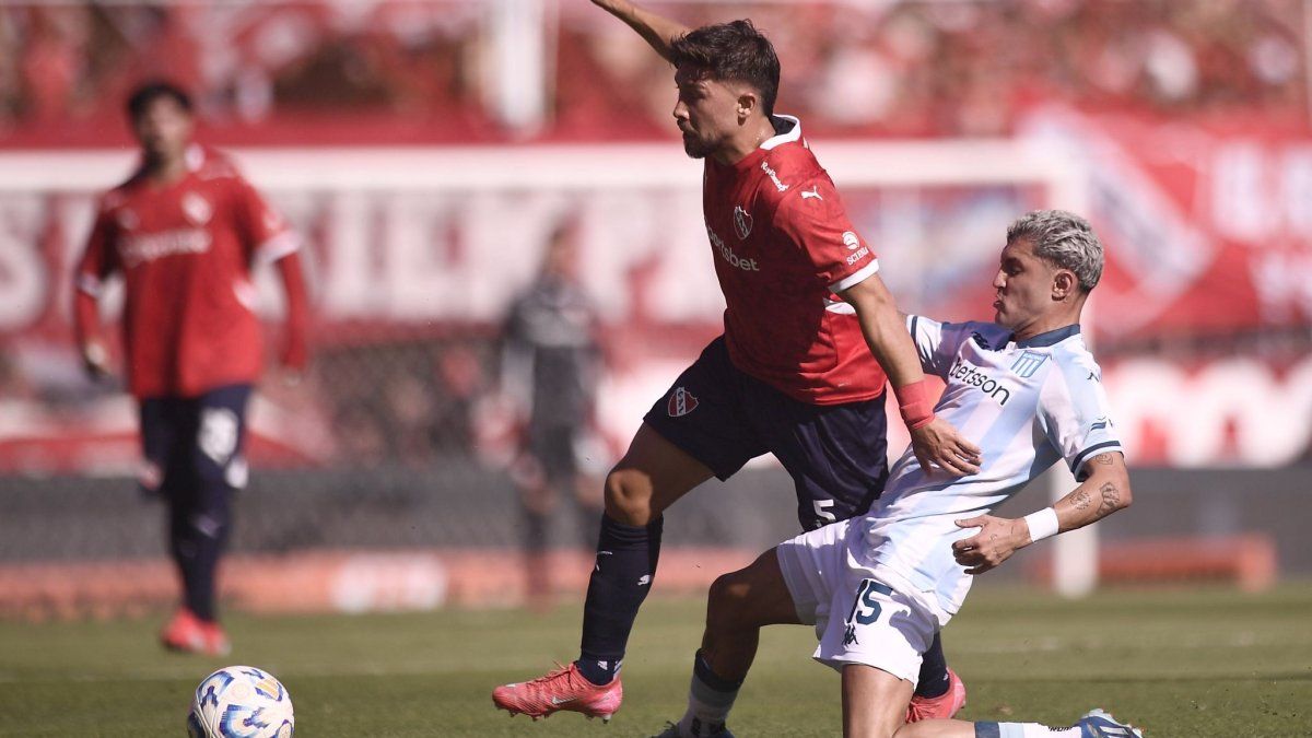 Independiente y Racing empataron 1-1 en un entretenido clásico de Avellaneda
