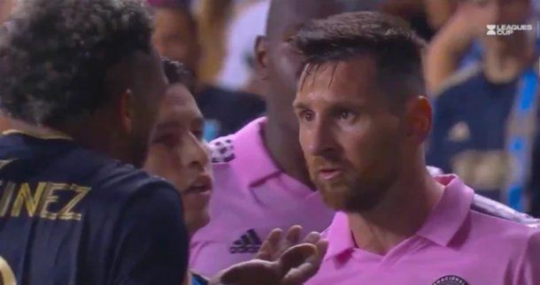 La frase de Messi en su pelea con un rival de Philadelphia