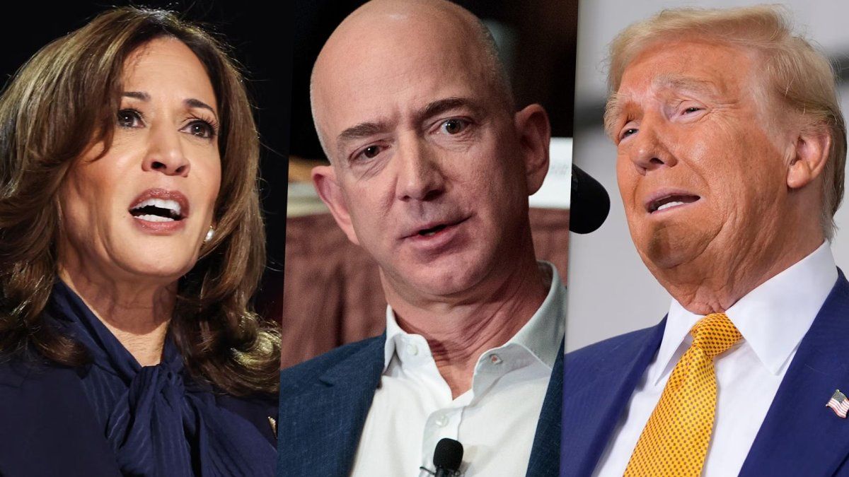Jeff Bezos explicó por qué decidió no respaldar a Kamala Harris