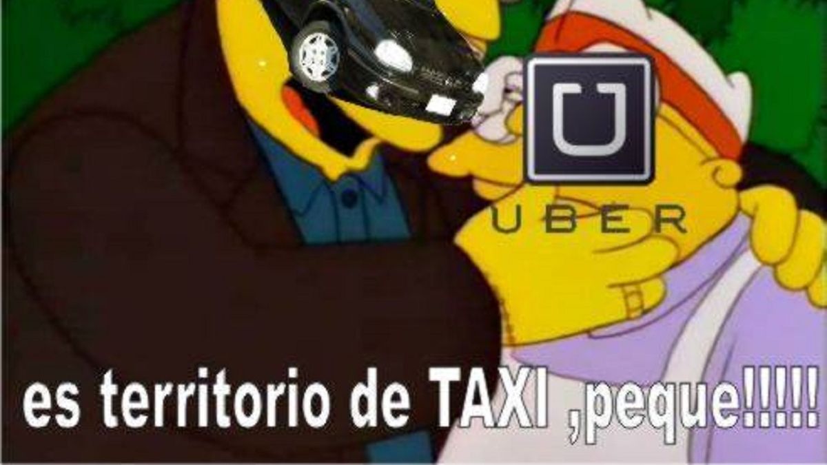 Internet no se queda callada: Mirá los memes de la guerra entre taxis y Uber