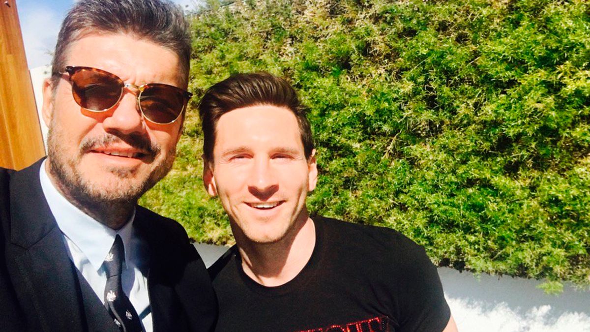 Marcelo Tinelli y Lionel Messi, juntos en Europa