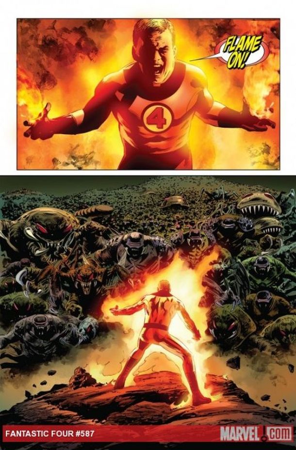 El fin: matan a la Antorcha Humana de Los 4 Fantásticos