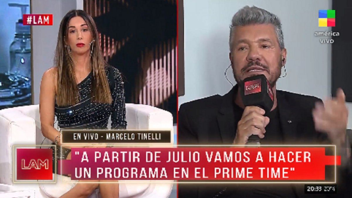 Picante ida y vuelta entre Marcelo Tinelli y Estefi Berardi: El tonito...