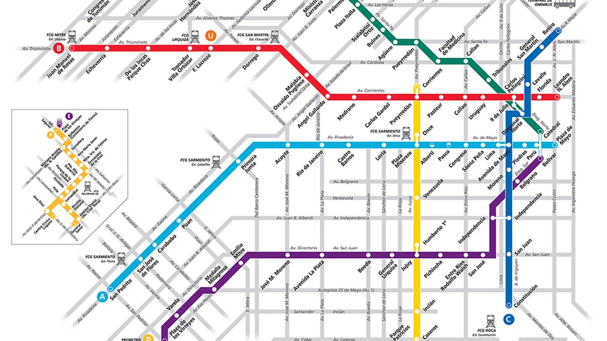 Cómo quedó la red de subtes con la ampliación de la línea A