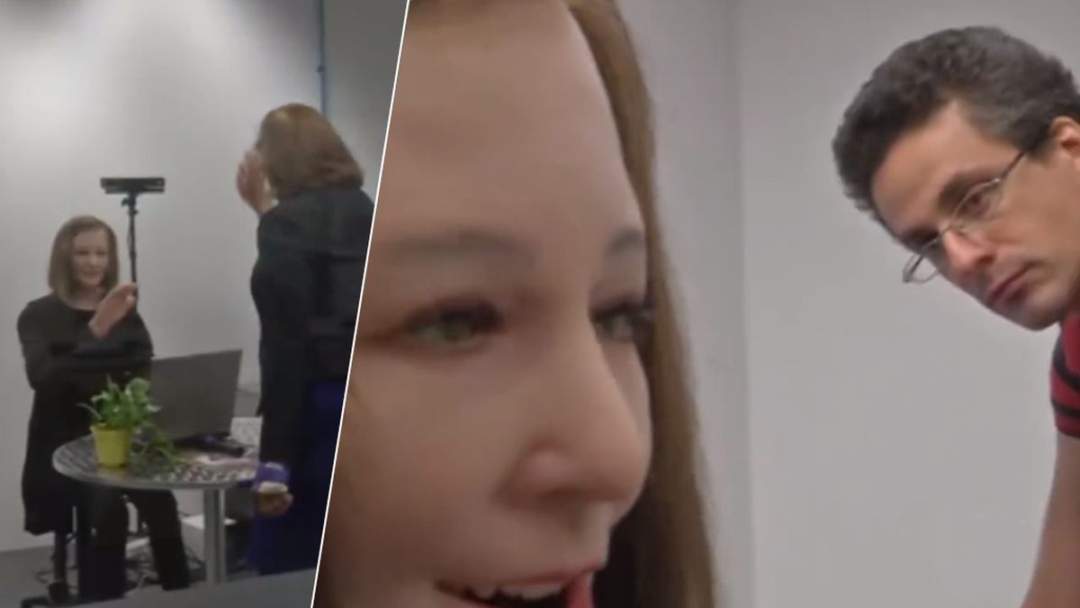 Desarrollan un prototipo de mujer robot que tiene sentimientos