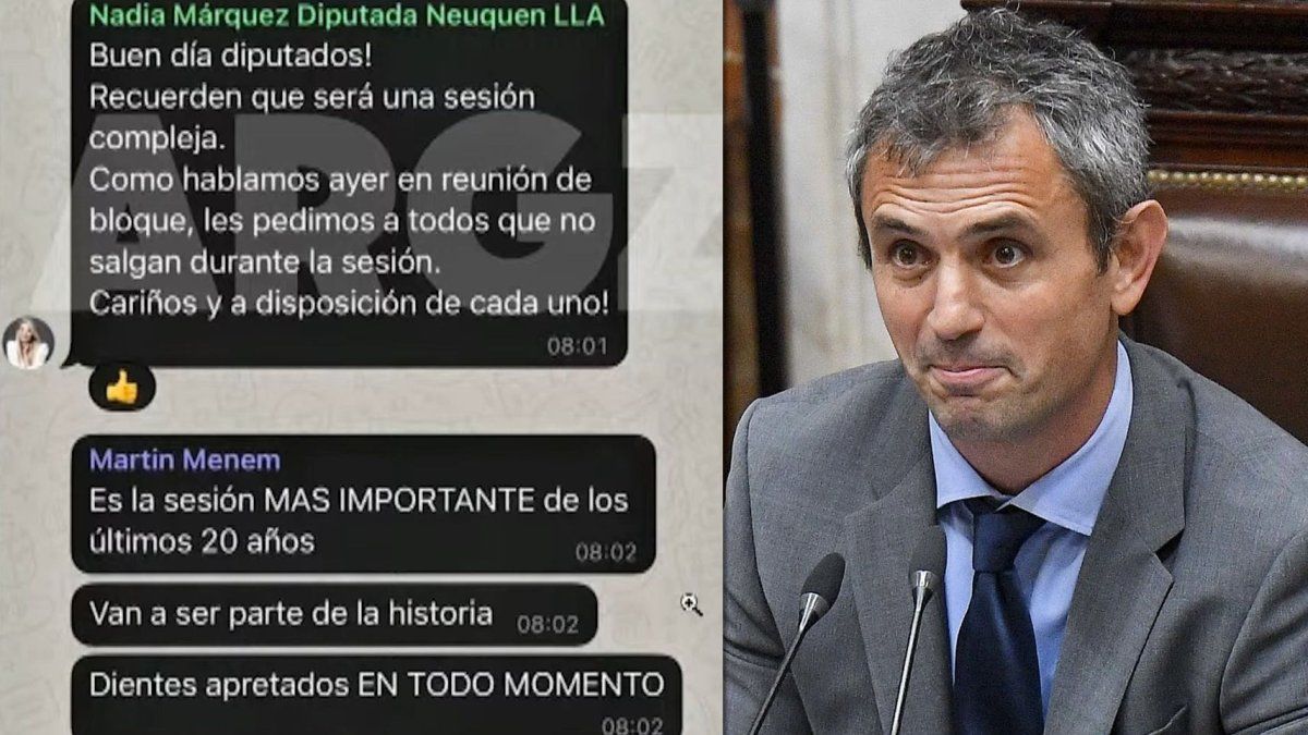 Martín Menem ahora dice que sus audios fueron hechos con IA, pero ...