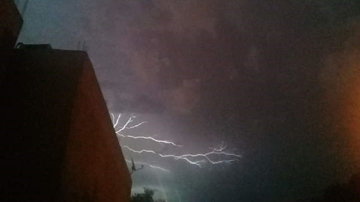 VIDEO: La tormenta en medio de la agobiante ola de calor en Buenos Aires