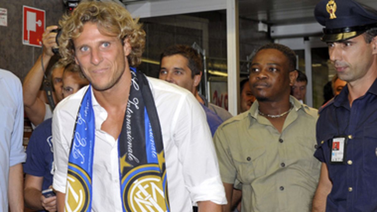 Forlán, el nuevo jugador del Inter de Milán