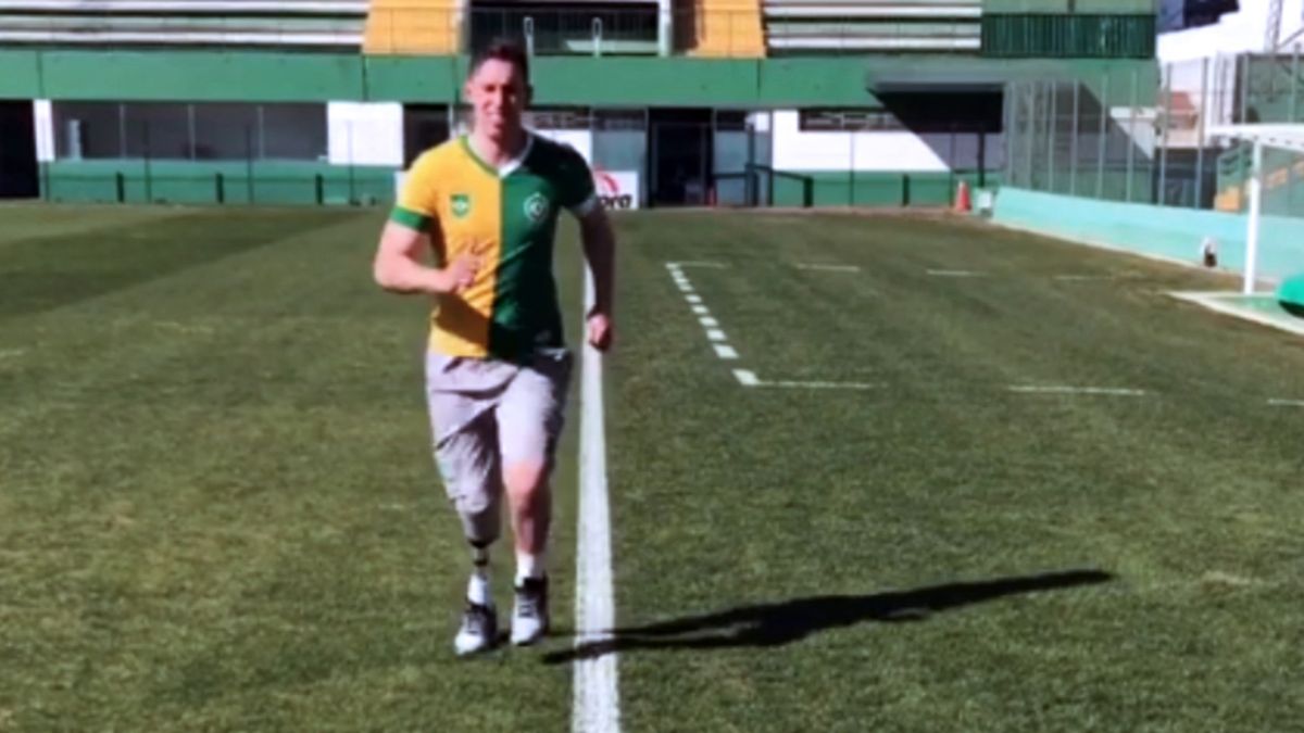 Emocionante: la primera corrida de Jackson Follmann tras el accidente ...