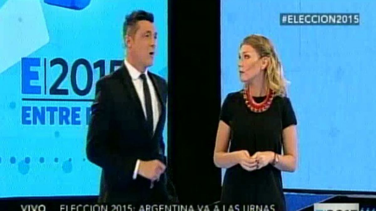Melina Fleiderman y Guillermo Favale siguen con la cobertura de C5N