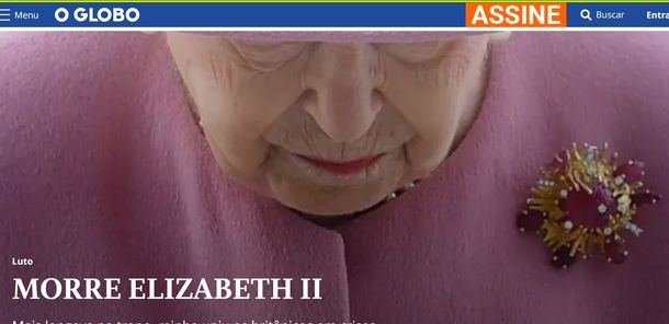 Así reflejaron los principales diarios del mundo la muerte de la reina Isabel II