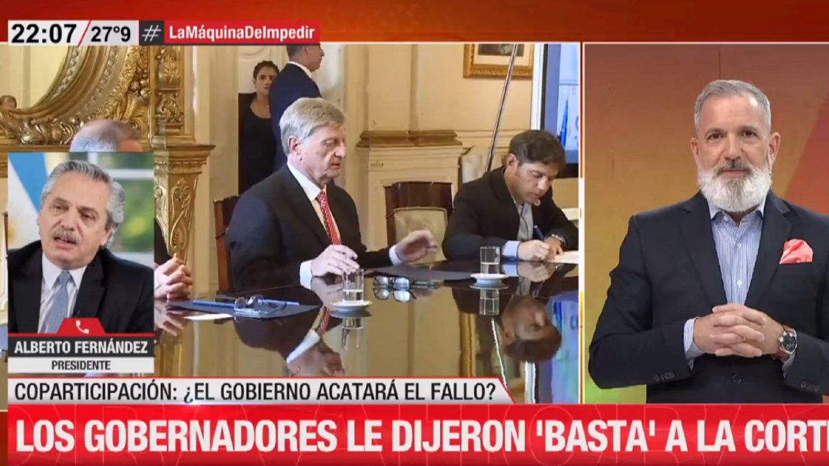 Alberto Fernández en C5N: El fallo de la Corte Suprema es de imposible ...