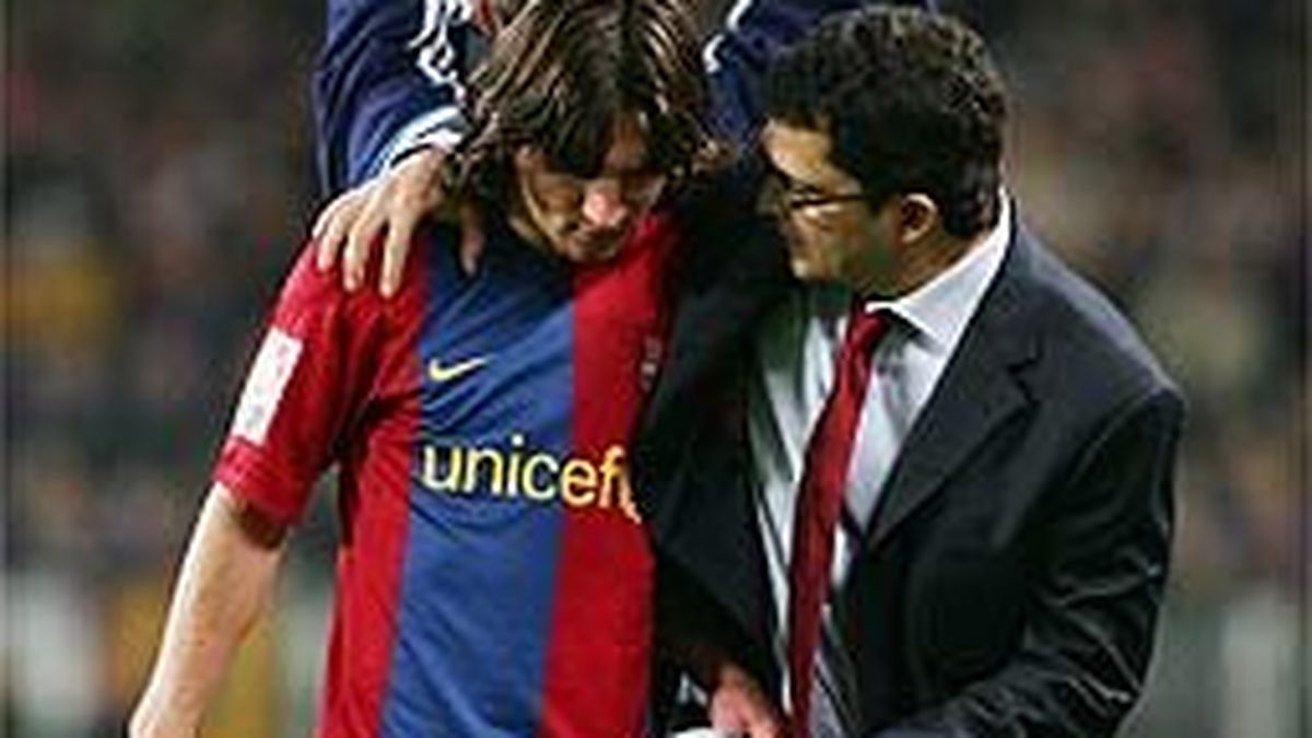Messi sufrió una grave lesión