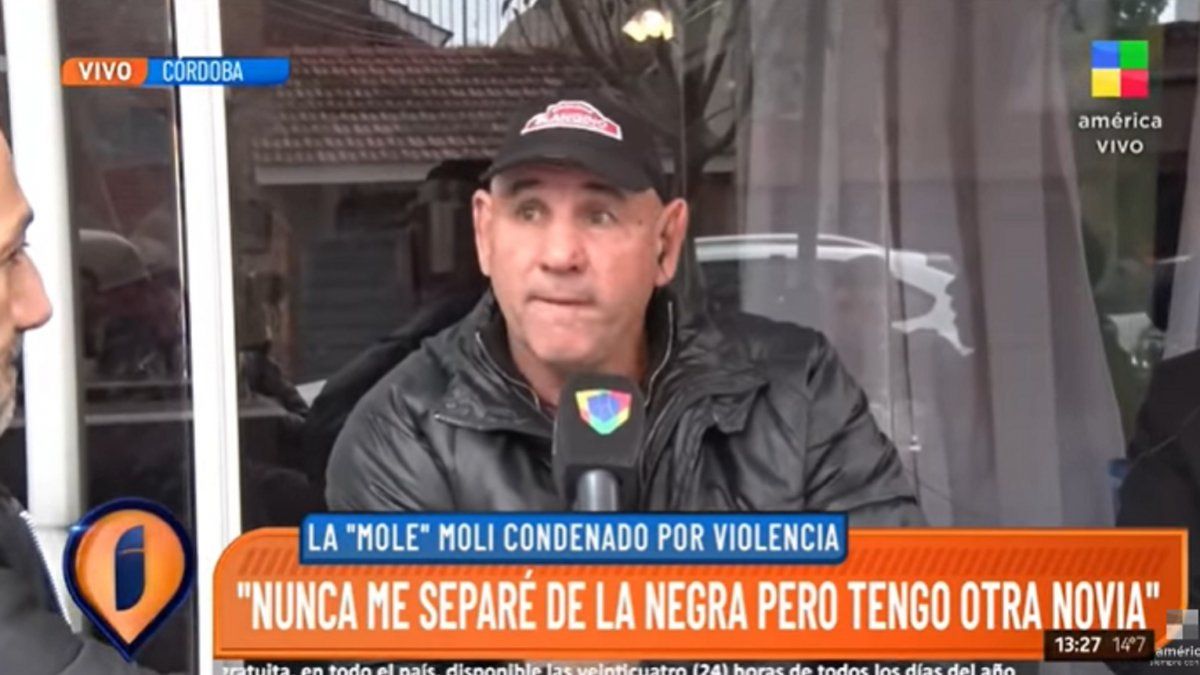 Habló la Mole Moli tras ser condenado por violencia de género