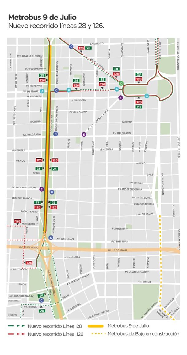 Cambian los recorridos de cuatro líneas de colectivos: cuáles y dónde