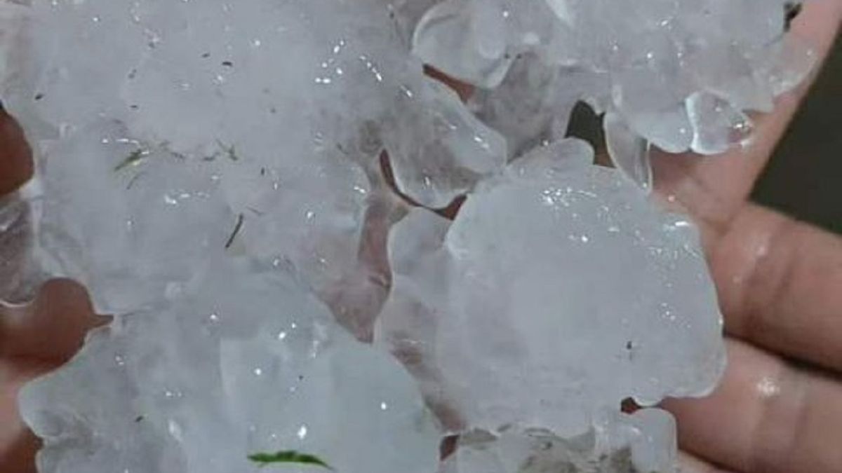 Granizo en varias zonas de Buenos Aires: impresionantes imágenes