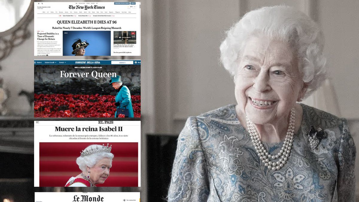 Así reflejaron los principales diarios del mundo la muerte de la reina Isabel II