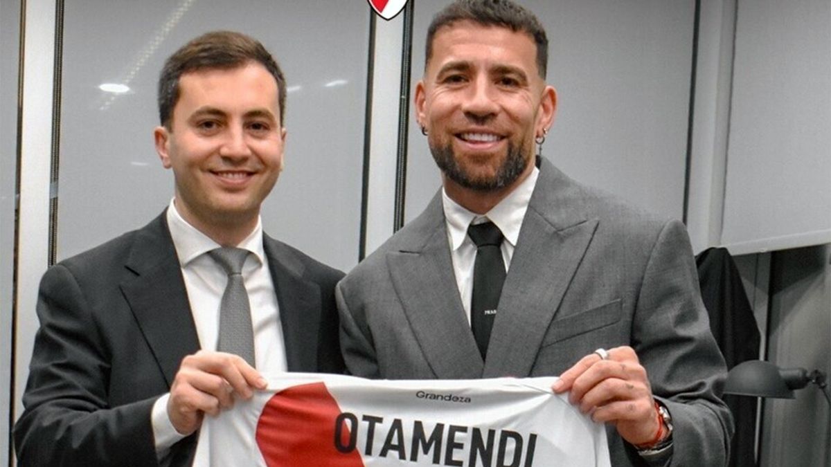 La felicidad de Nicolás Otamendi por llegar a River, el club de sus ...