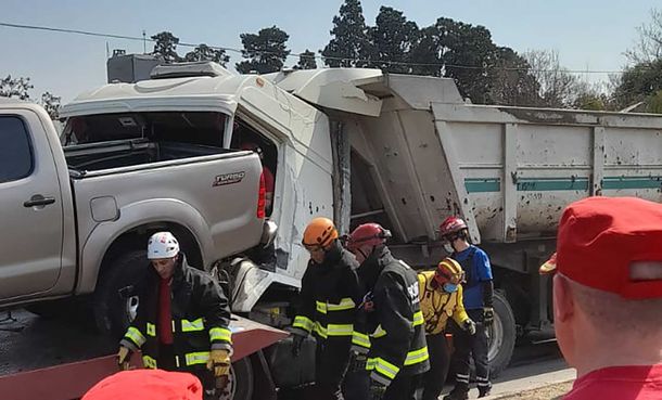 Choque en cadena con 14 vehículos involucrados