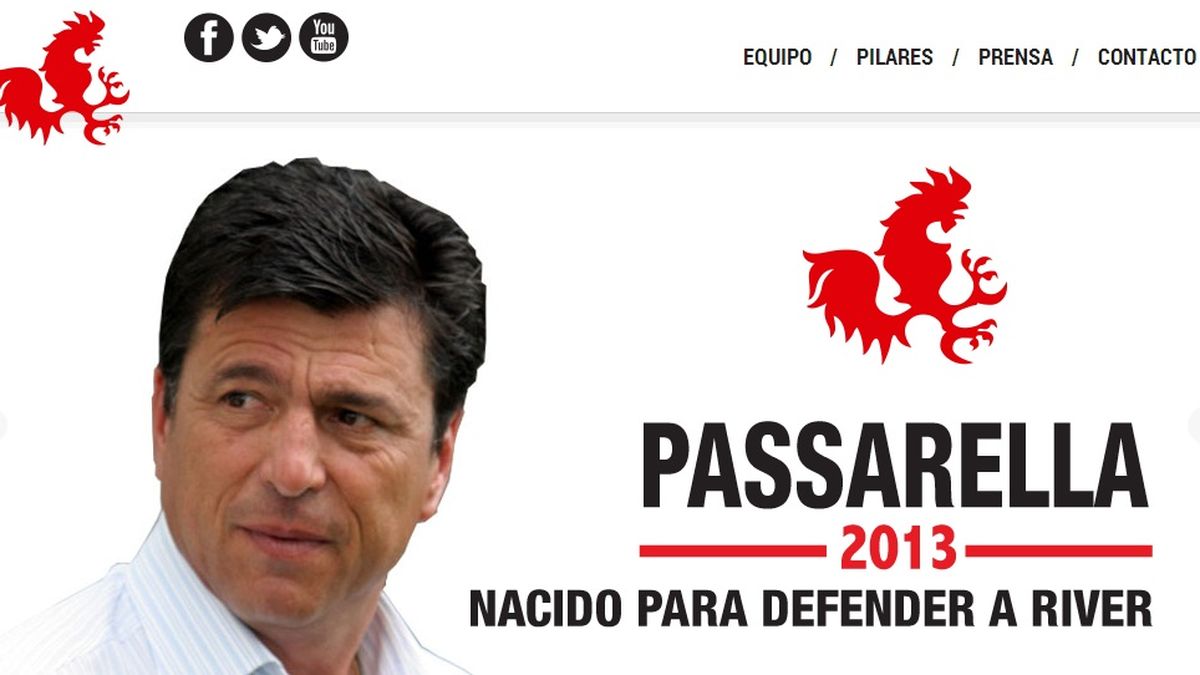 Passarella lanzó en la web su campaña para la reelección