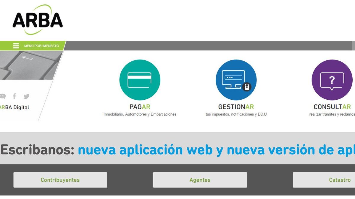 ¿Cómo funciona la nueva página de Arba?