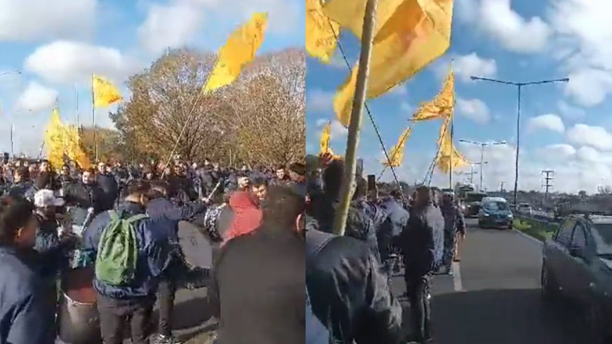PARO DE COLECTIVOS: choferes de la Línea 60 cortan la PANAMERICANA