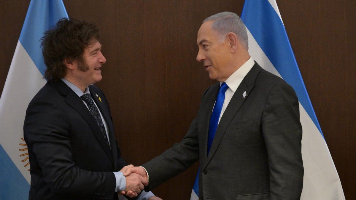 Javier Milei se reunió con Benjamín Netanyahu en Israel