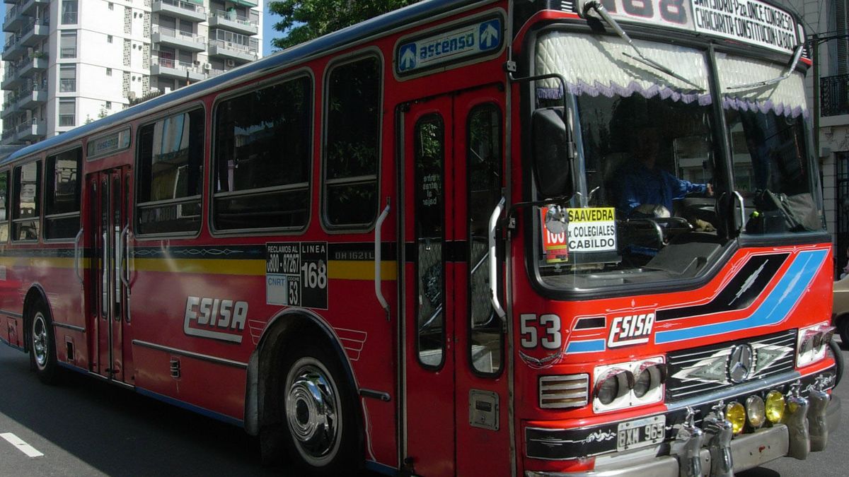 Paro de choferes en la línea 168