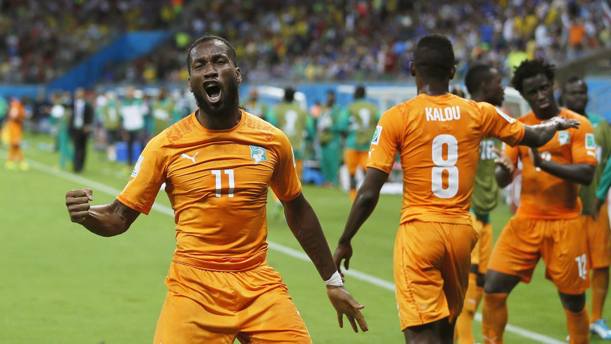 Drogba revolucionó el partido y Costa de Marfil le ganó a Japón