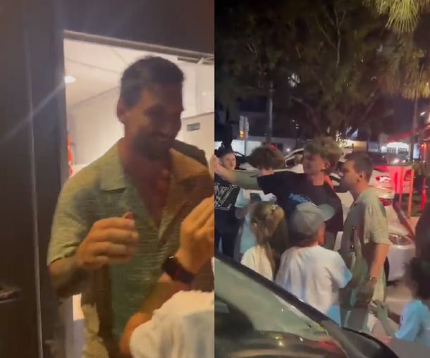 Lionel Messi revolucionó un restaurante de Miami en su primera salida ...