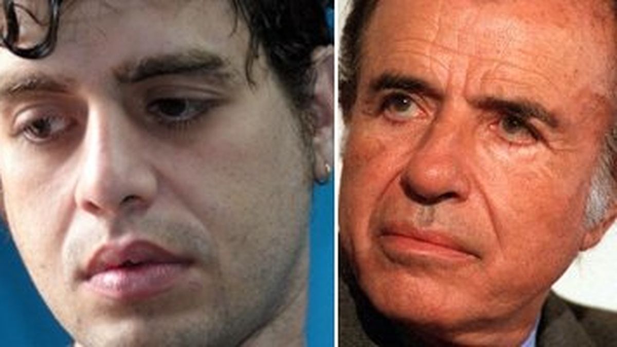 Menem lo hizo en la TV