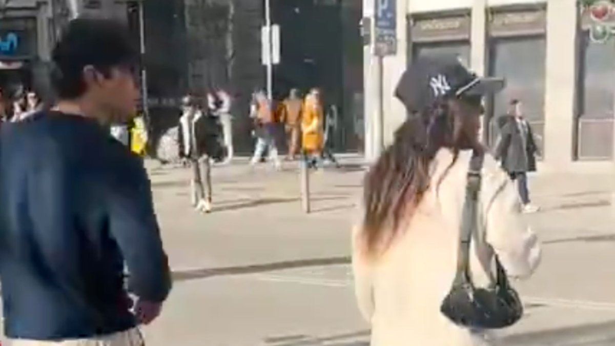 Nuevo video de Franco Colapinto y la China Suárez paseando por Madrid