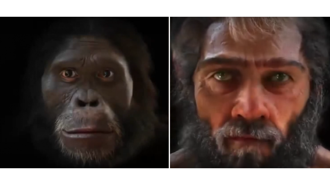 La evolución del ser humano: 6 millones de años en 60 segundos