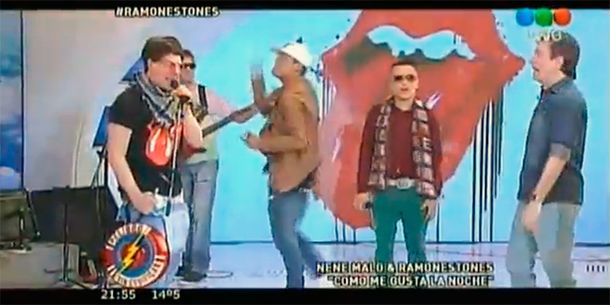 Nene Malo contagió su ritmo cumbiero a Los Ramonestones