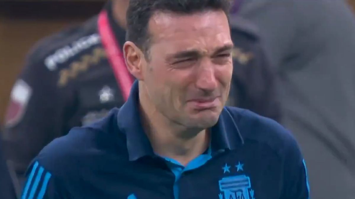 Hasta las lágrimas: la emoción de Lionel Scaloni tras la consagración Hasta las lágrimas: la emoción de Lionel Scaloni tras la consagración