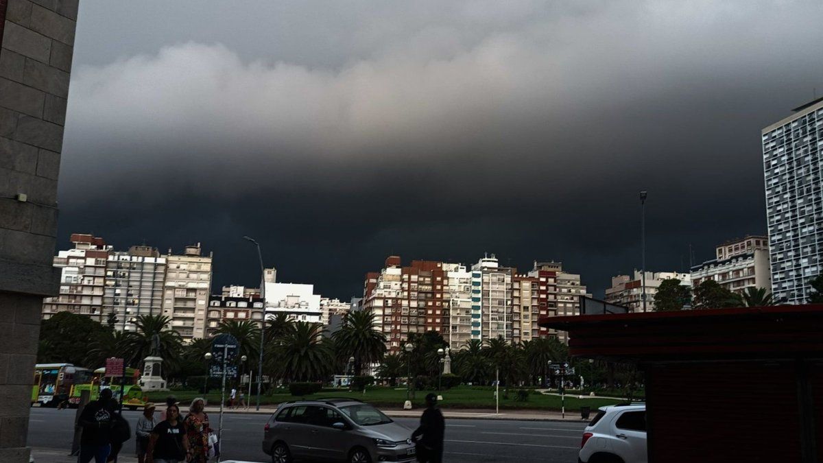 IMPACTANTE TORMENTA en MAR DEL PLATA: del CIELO NEGRO a las CALLES TOTALMENTE INUNDADAS