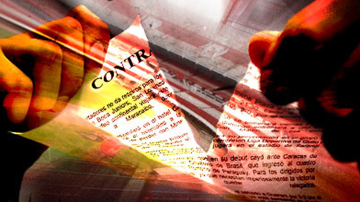 El día que el contrato en el fútbol firmó su certificado de defunción