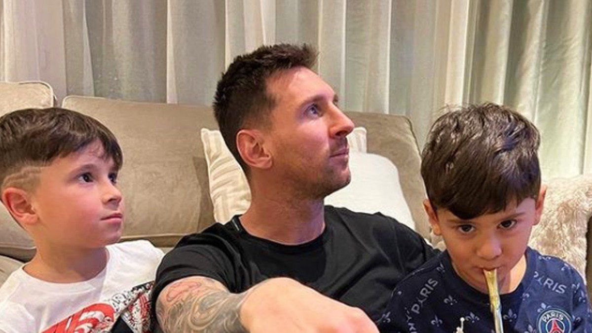 El nuevo look de Mateo Messi llamó la atención
