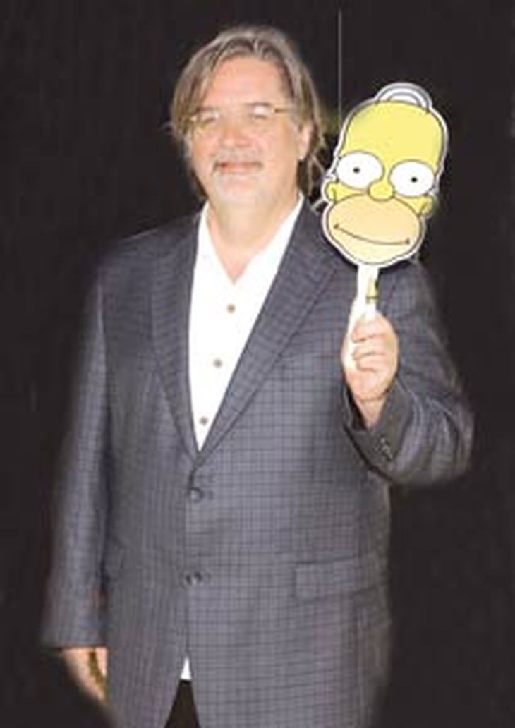 *Matt Groening (creador de los Simpson)