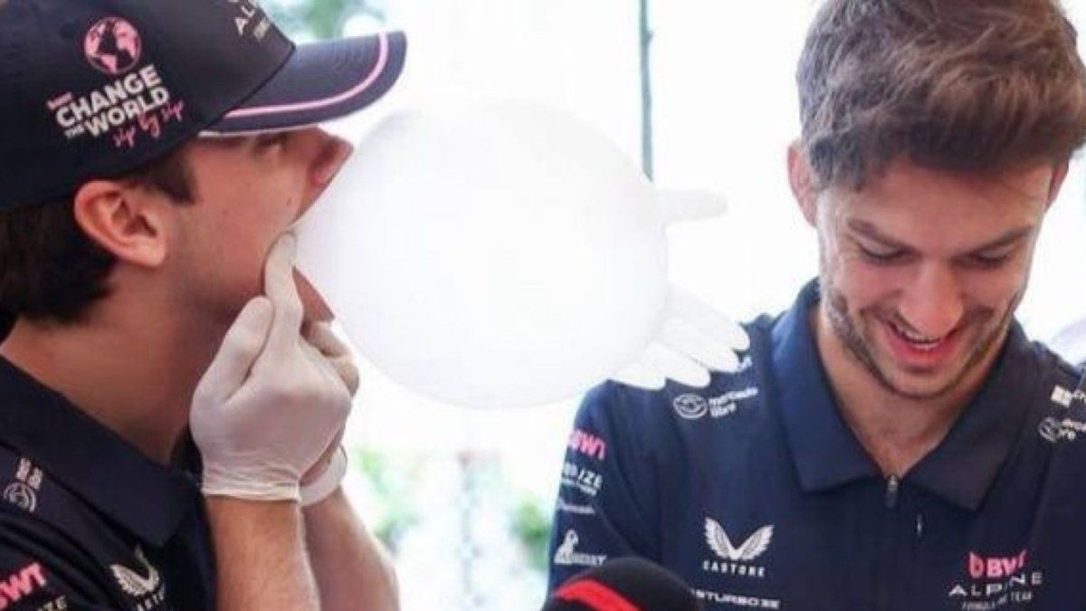 El divertido momento entre Franco Colapinto y Pierre Gasly en la previa del GP de Azerbaiyán