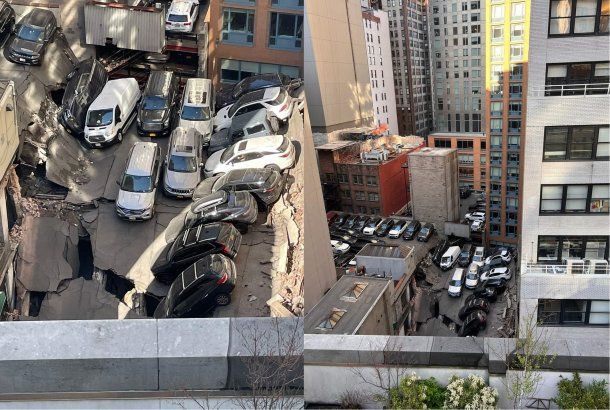 Derrumbe en Nueva York: al menos un muerto y varios heridos tras el colapso de un estacionamiento