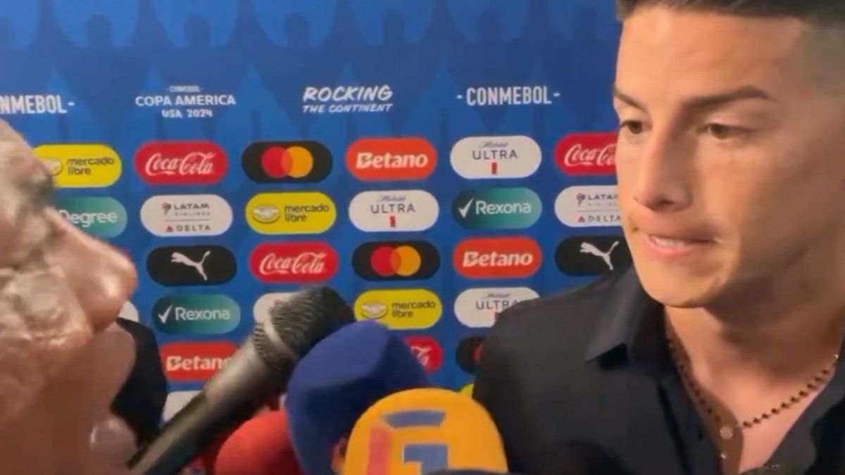 El periodista que incomodó a James Rodríguez y es viral en todo Colombia