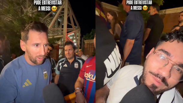 El enorme gesto de Messi con un periodista venezolano que conmovió a todos