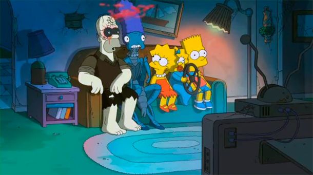 La espectacular apertura de Los Simpson por Halloween