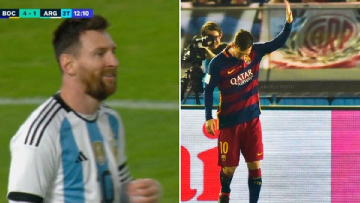 Los hinchas de River celebraron el gol de Messi a Boca y señalaron un ...