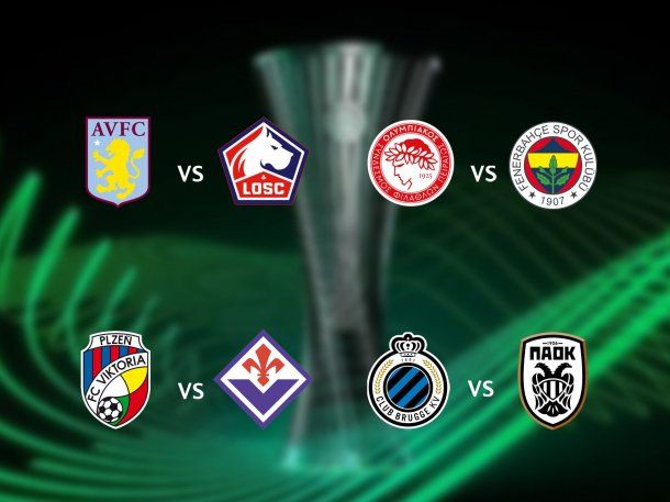 Se sortearon los cuartos de final de la Conference League: así quedaron ...
